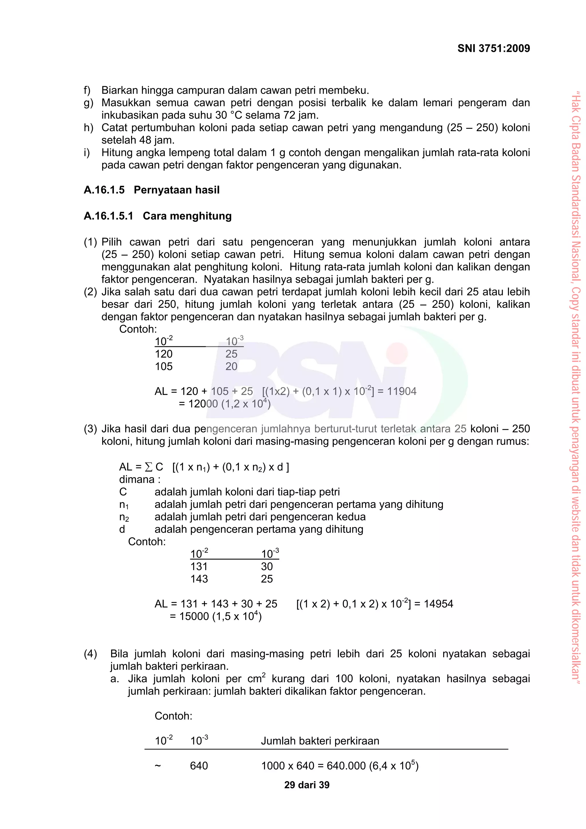 25820 sni 3751-2009 (tepung terigu) | PDF