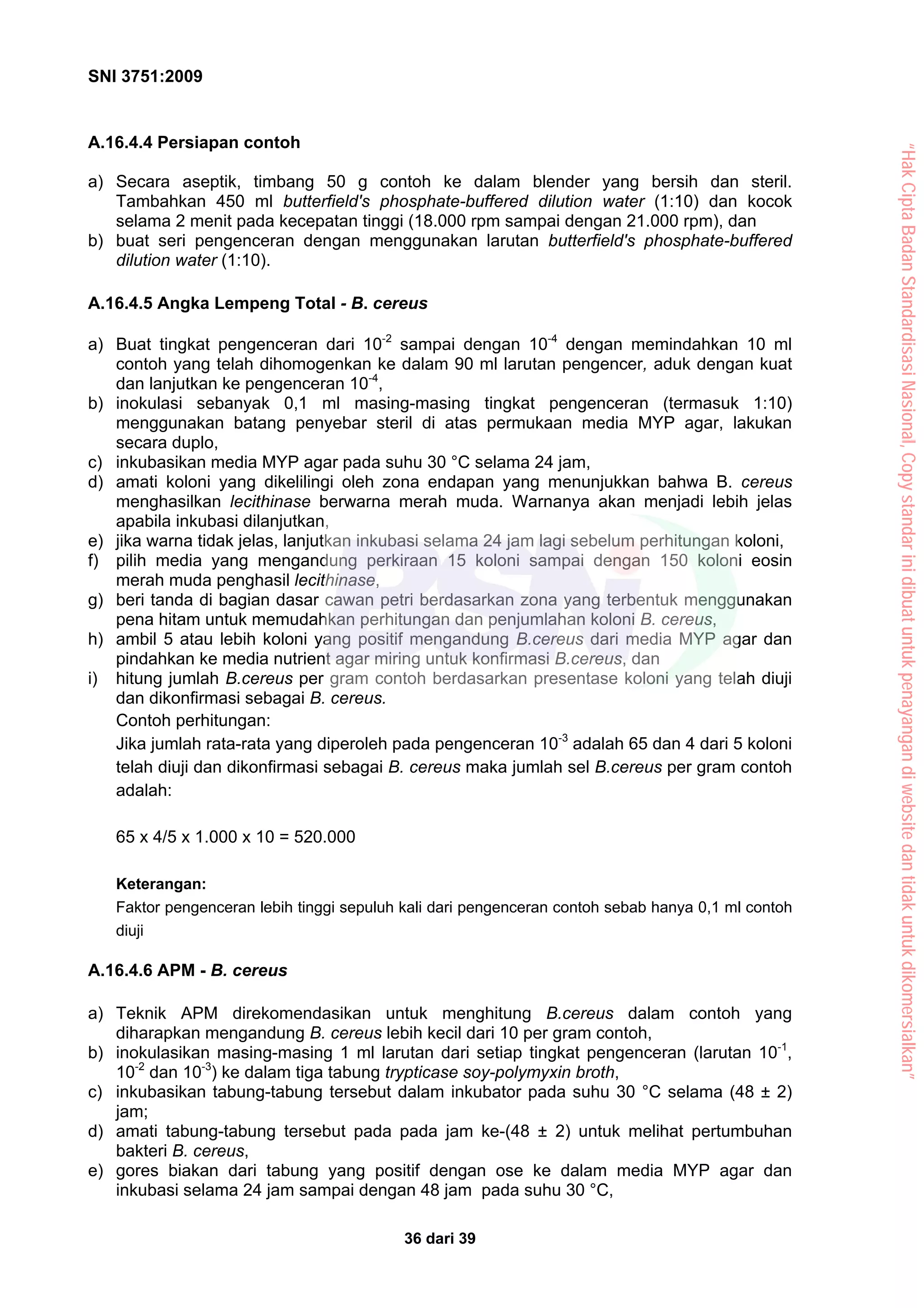 25820 sni 3751-2009 (tepung terigu) | PDF