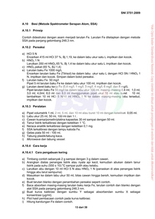 25820 sni 3751-2009 (tepung terigu) | PDF