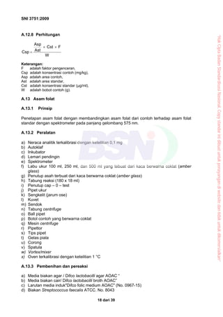 25820 sni 3751-2009 (tepung terigu) | PDF