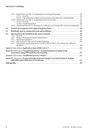 Iso 12215 Small Craft Hull Construction And Scantlings | PDF