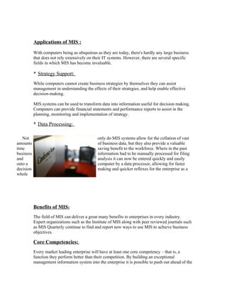 MIS hbl-project | DOC