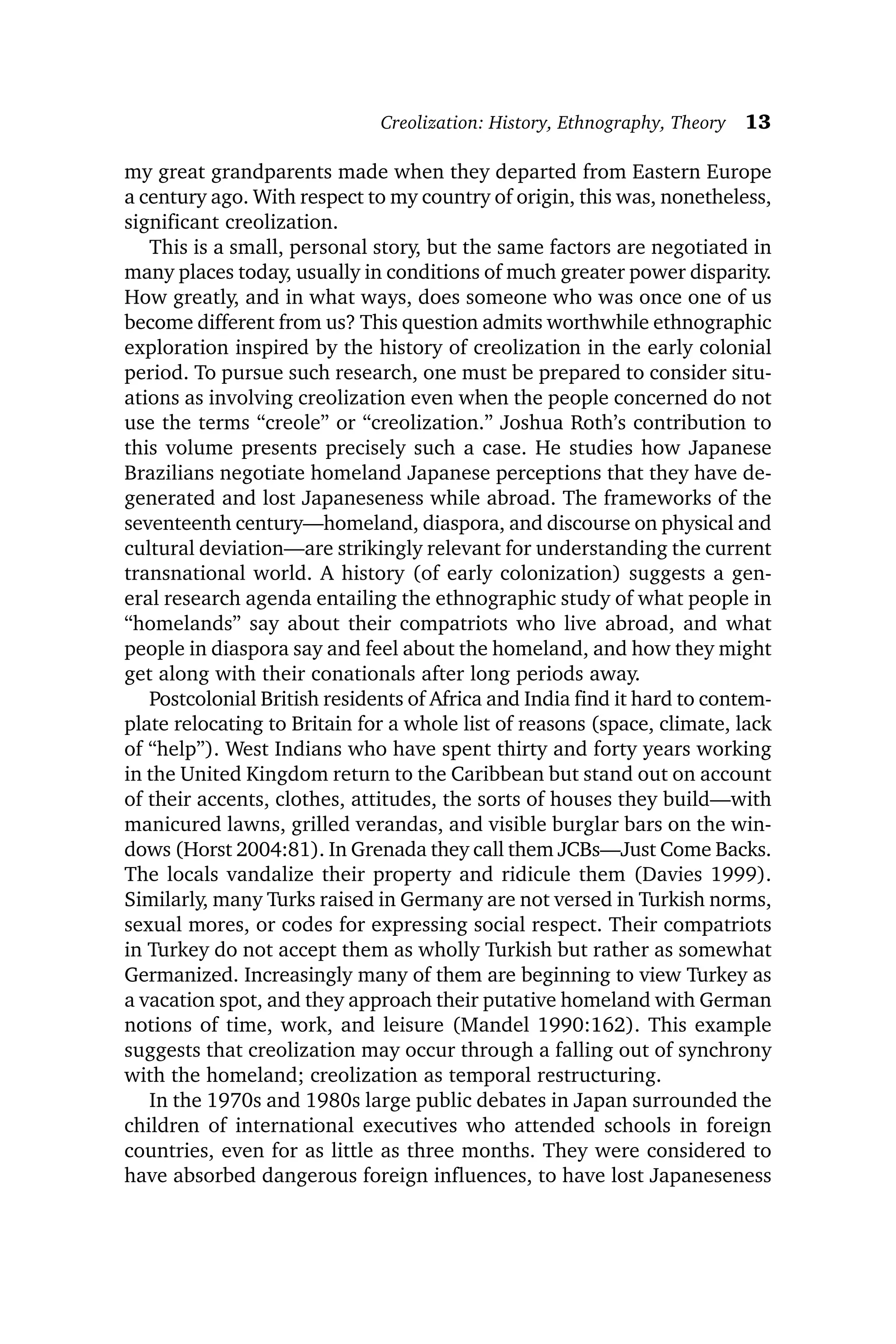 Creolization History Ethnography Theory Charles Stewart | PDF