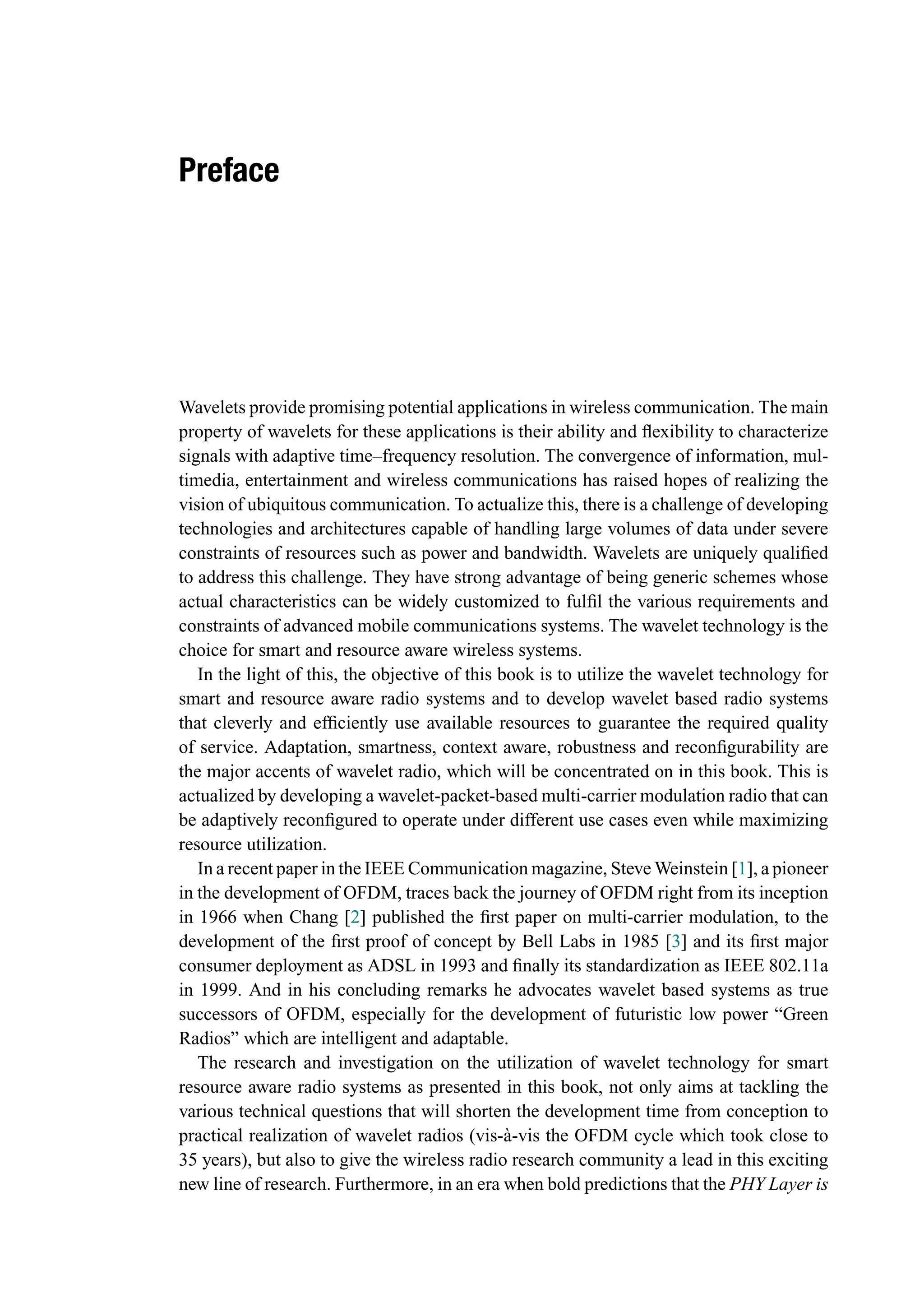 Wavelet Radio Adaptive And Reconfigurable Wireless Systems Based On ...
