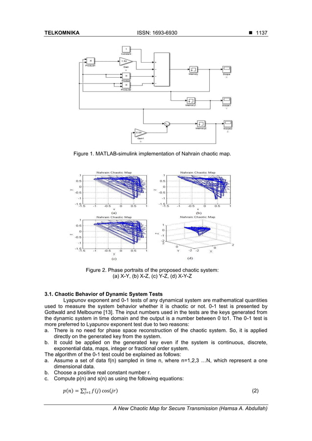 A New Chaotic Map for Secure Transmission | PDF | Physics | Science