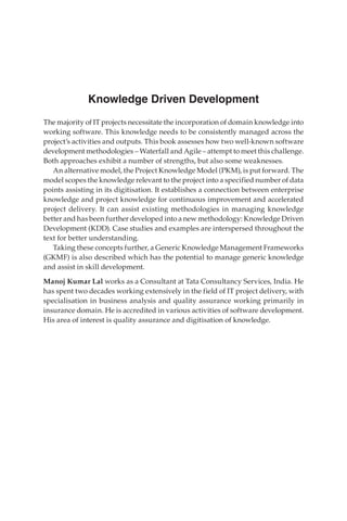 Knowledge Driven Development Bridging Waterfall And Agile Methodologies ...