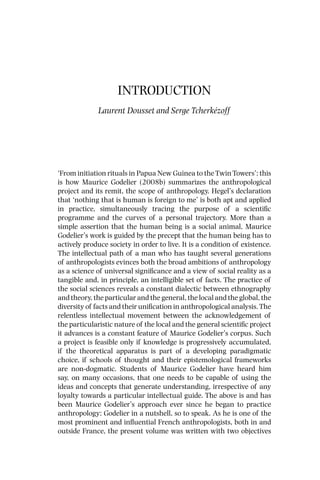 The Scope Of Anthropology Maurice Godeliers Work In Context Laurent ...