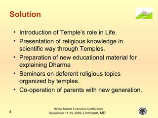 Challenges for Hindu Temples: An Outsider's Perspective - Dr. Ram ...