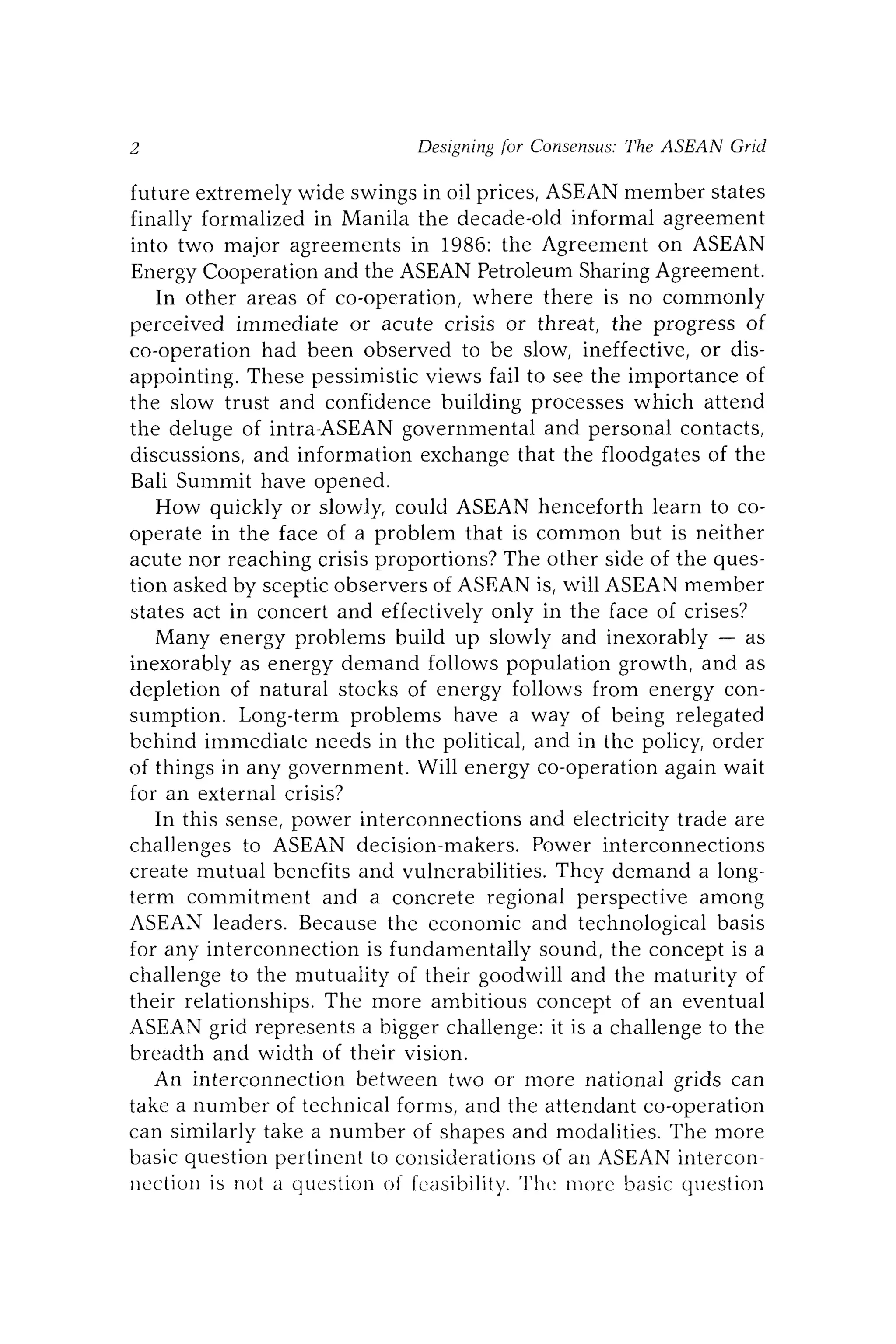 Designing For Consensus The Asean Grid Serafin D Talisayon | PDF