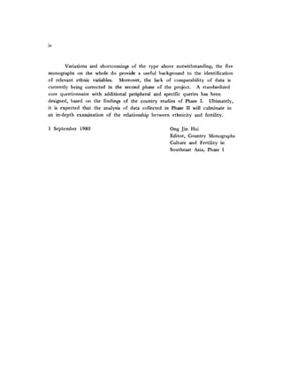 Culture And Fertility The Case Of The Philippines Amelia B Alfonso Leda ...