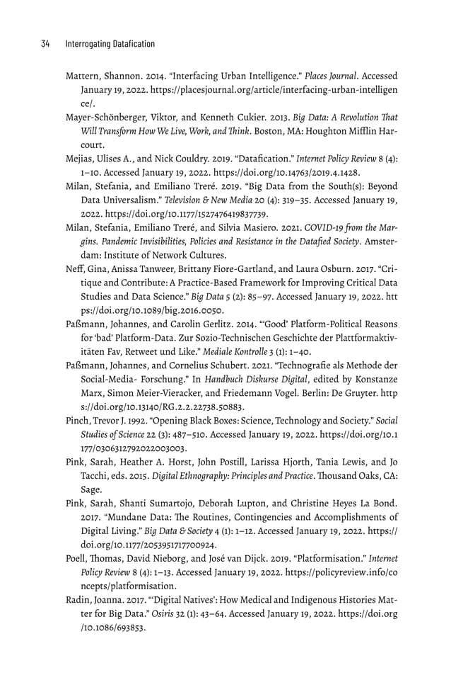 Interrogating Datafication Towards A Praxeology Of Data | PDF