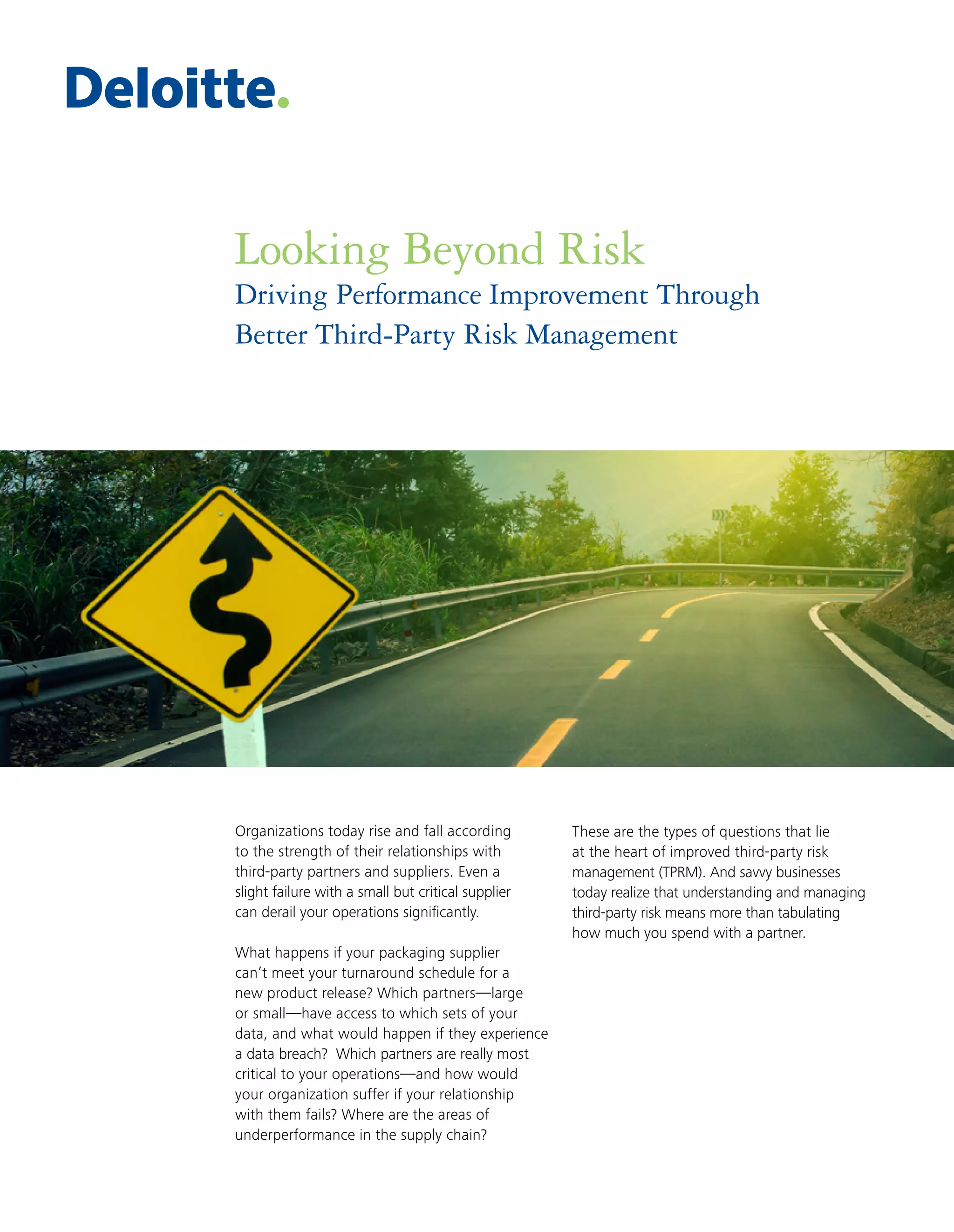Deloitte_POV_Beyond Risk | PDF