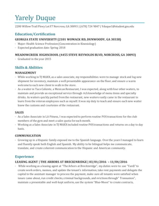 Yarely Resume Final | DOCX