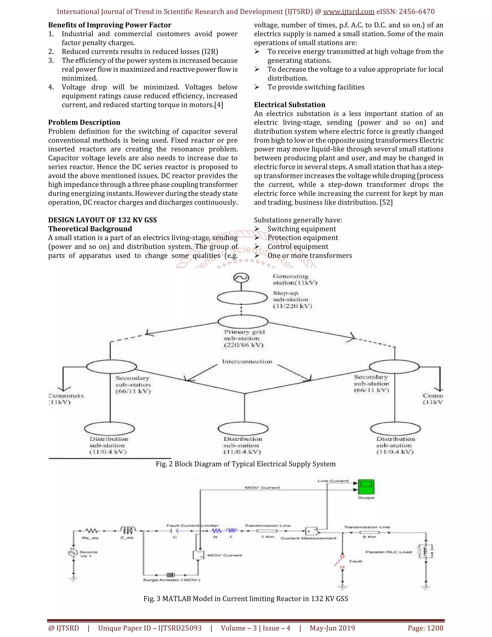 Design and Mitigation Techniques of MV Capacitor Bank Switching Transients on 132 KV Substation ...