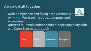 Importance of ML Reproducibility & Applications with MLfLow | PDF ...