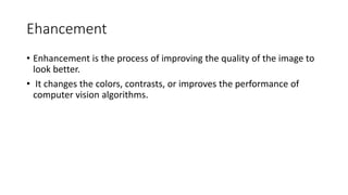 Filtering underwater image | PPTX | Photo Editing Software | Computer Software and Applications