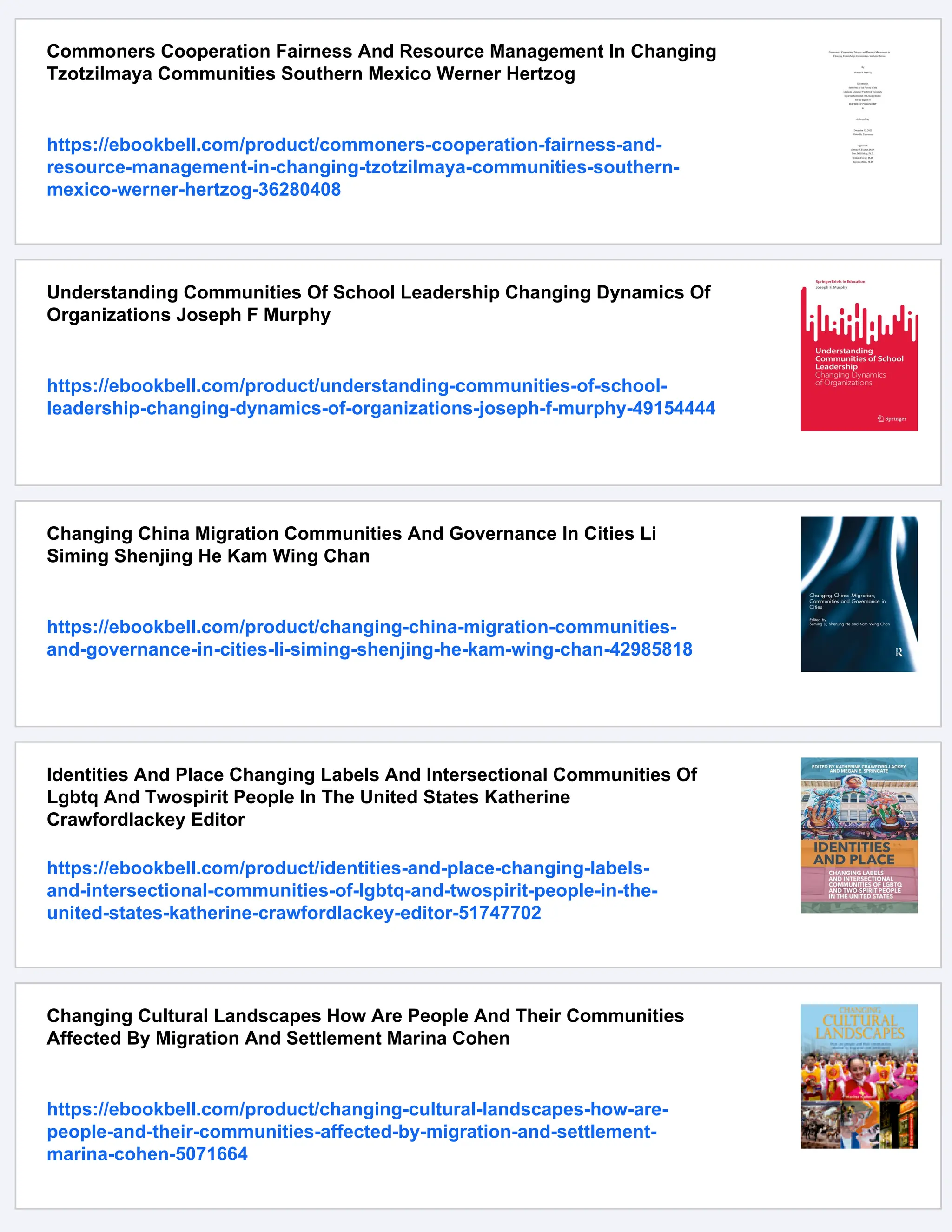 Changing Communities Stories Of Migration Displacement And Solidarities ...