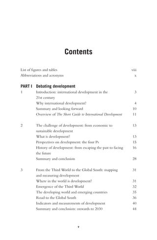 The Short Guide To International Development Nick Sage | PDF