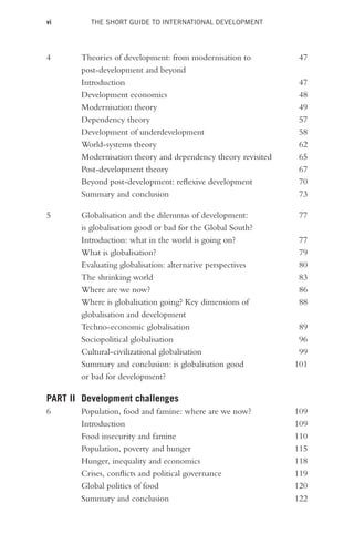 The Short Guide To International Development Nick Sage | PDF