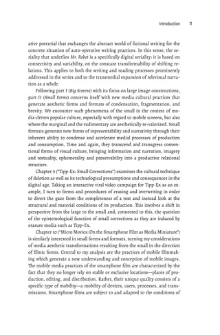 Big Screens Small Forms Visual Varieties In Digital Media Culture Lisa ...