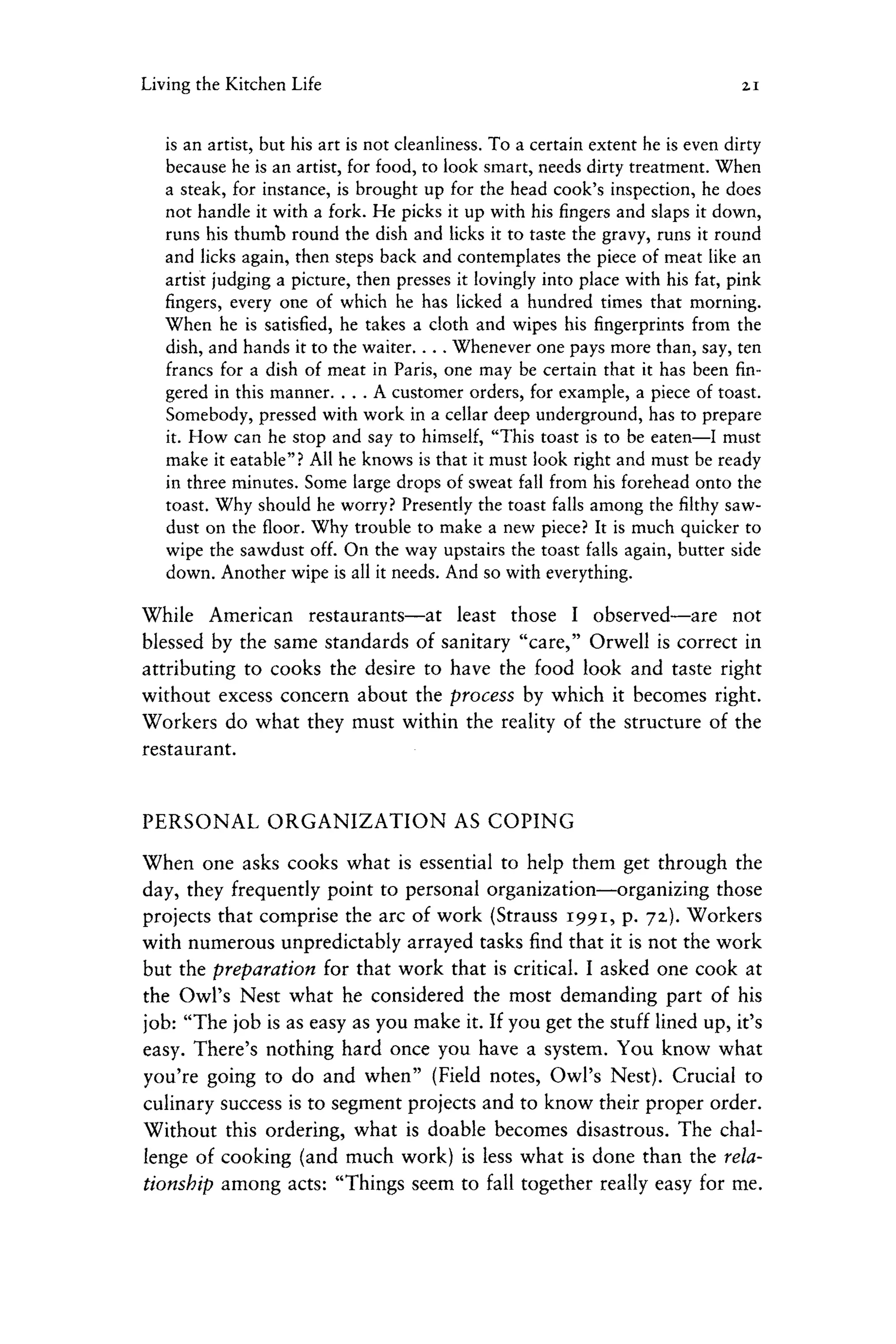 Kitchens The Culture Of Restaurant Work Gary Alan Fine | PDF