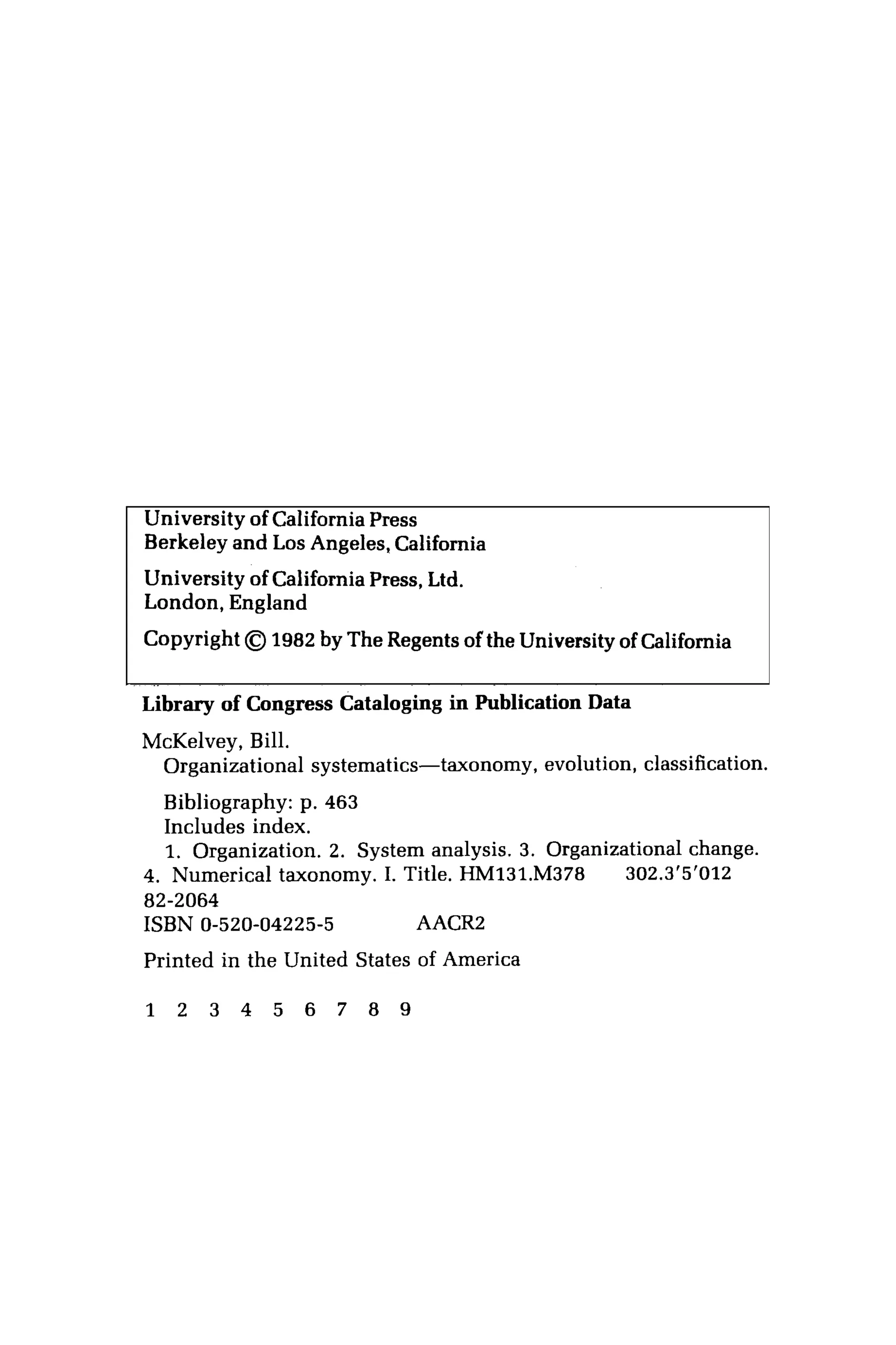 Organizational Systematics Taxonomy Evolution Classification Reprint ...