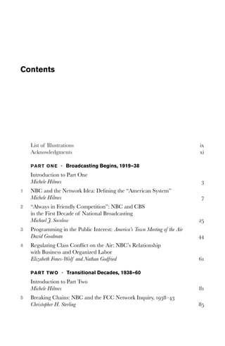 Nbc Americas Network Michele Hilmes Editor | PDF
