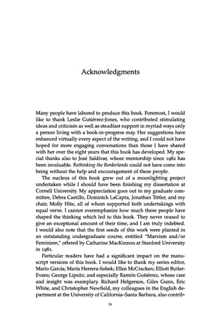 Rethinking The Borderlands Between Chicano Culture And Legal Discourse ...