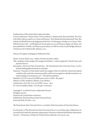 Aesthetics Of The Margins The Margins Of Aesthetics Wild Art Explained ...