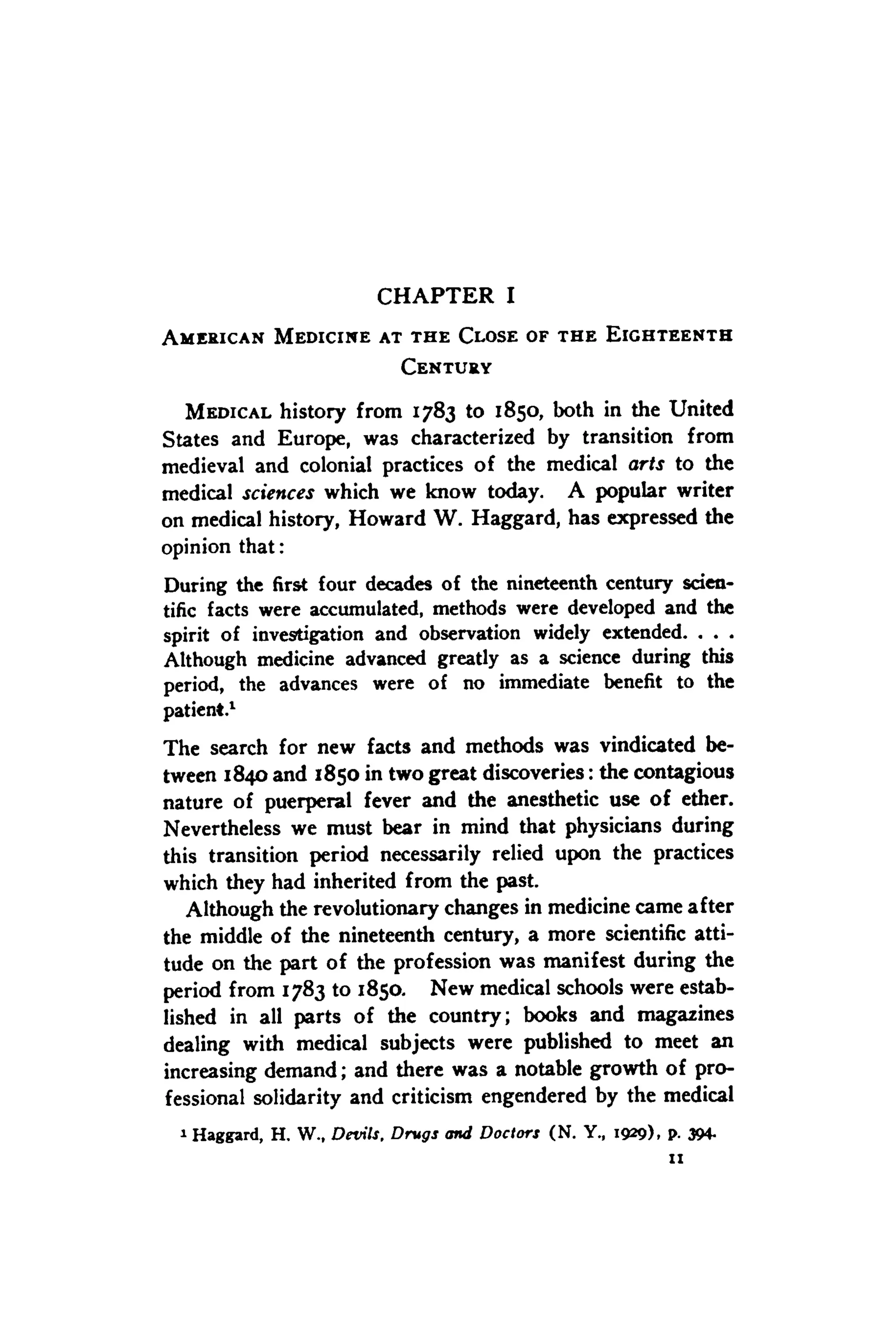 The American Medical Profession 1783 To 1850 Henry Burnell Shafer | PDF