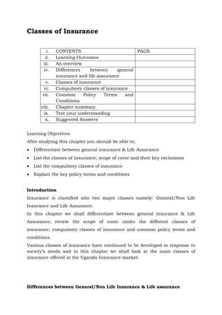 259267537-CLASSES-OF-INSURANCEsj-pdf.pdf | Life Insurance | Insurance