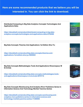 Big Data Concepts Technologies And Applications Mohammad Shahid Husain ...