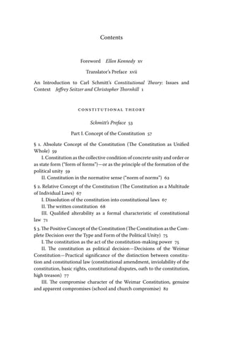 Constitutional Theory Carl Schmitt Christopher Thornhill Jeffrey ...