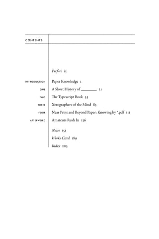 Paper Knowledge Toward A Media History Of Documents Lisa Gitelman | PDF
