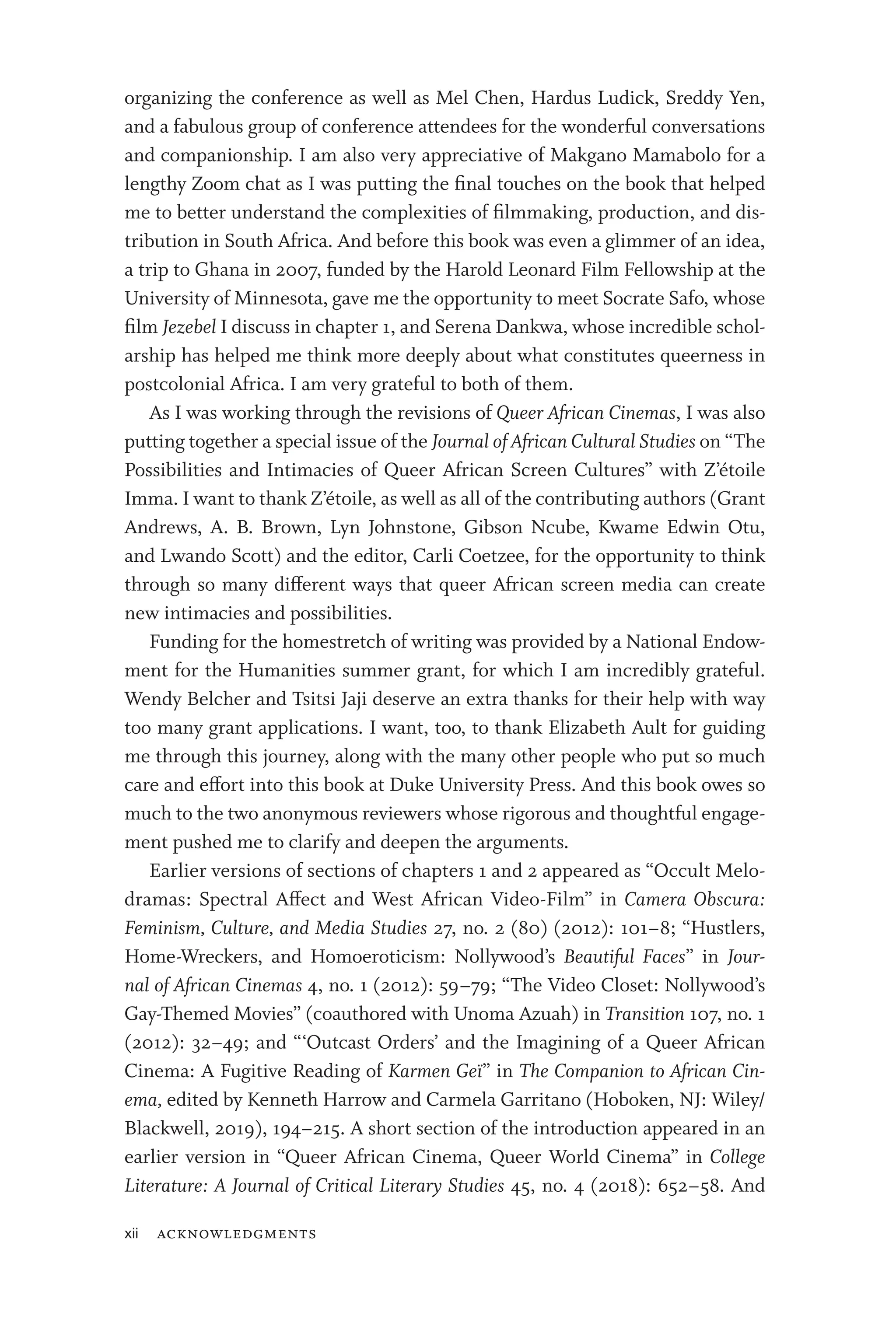 Queer African Cinemas Lindsey B Greensimms | PDF