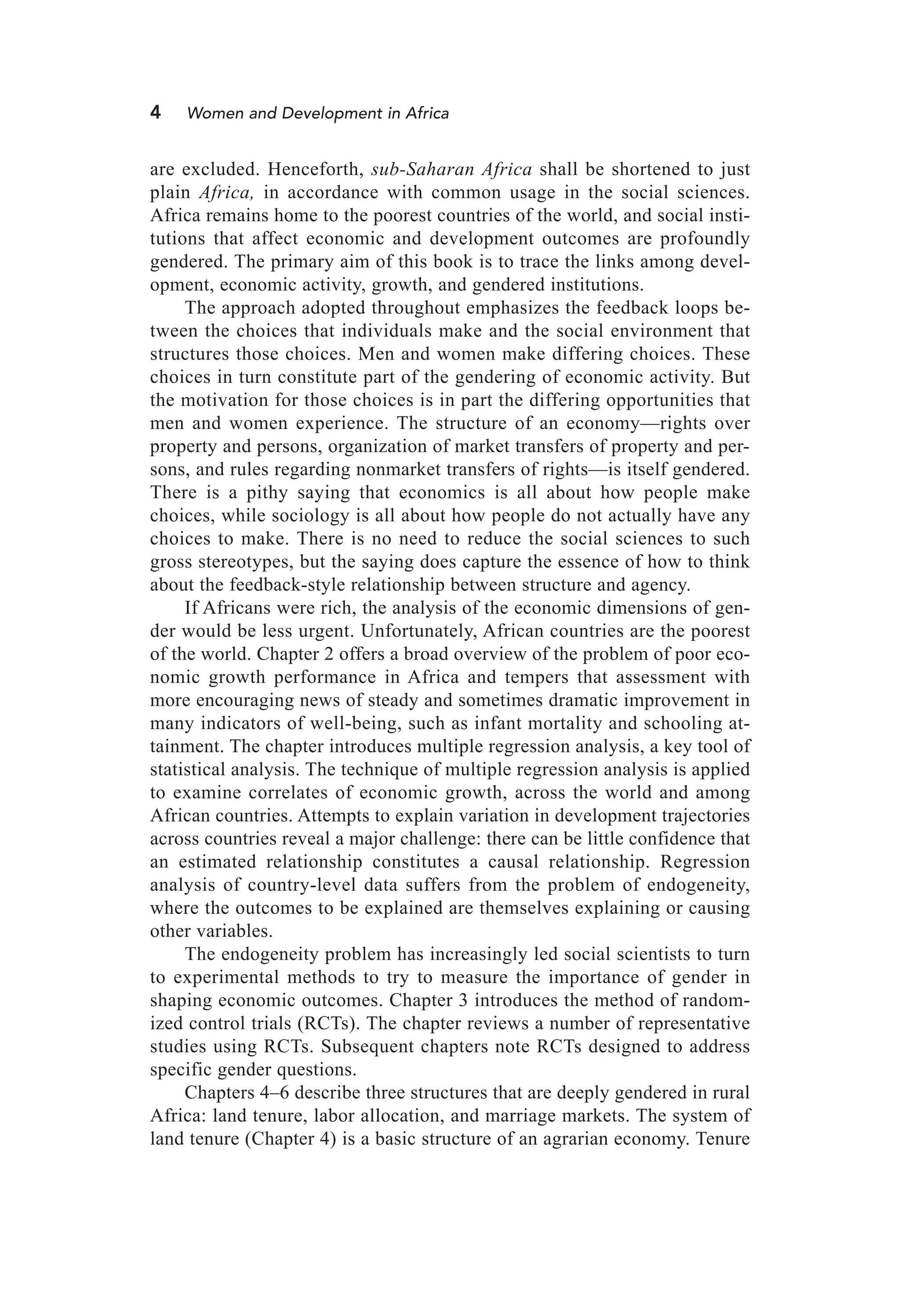 Women And Development In Africa How Gender Works Michael Kevane | PDF