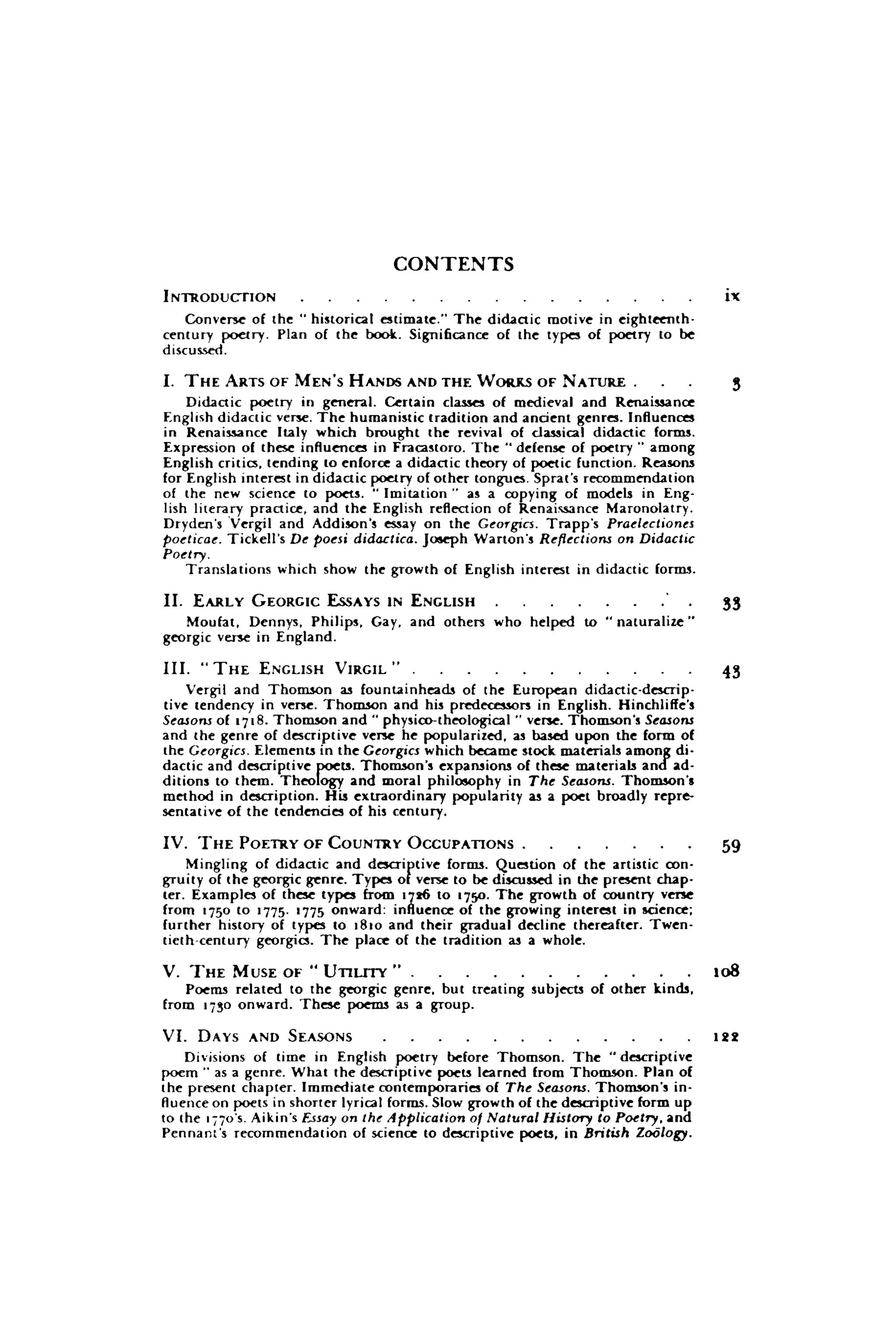 Georgic Tradition In English Poetry Dwight L Durling | PDF