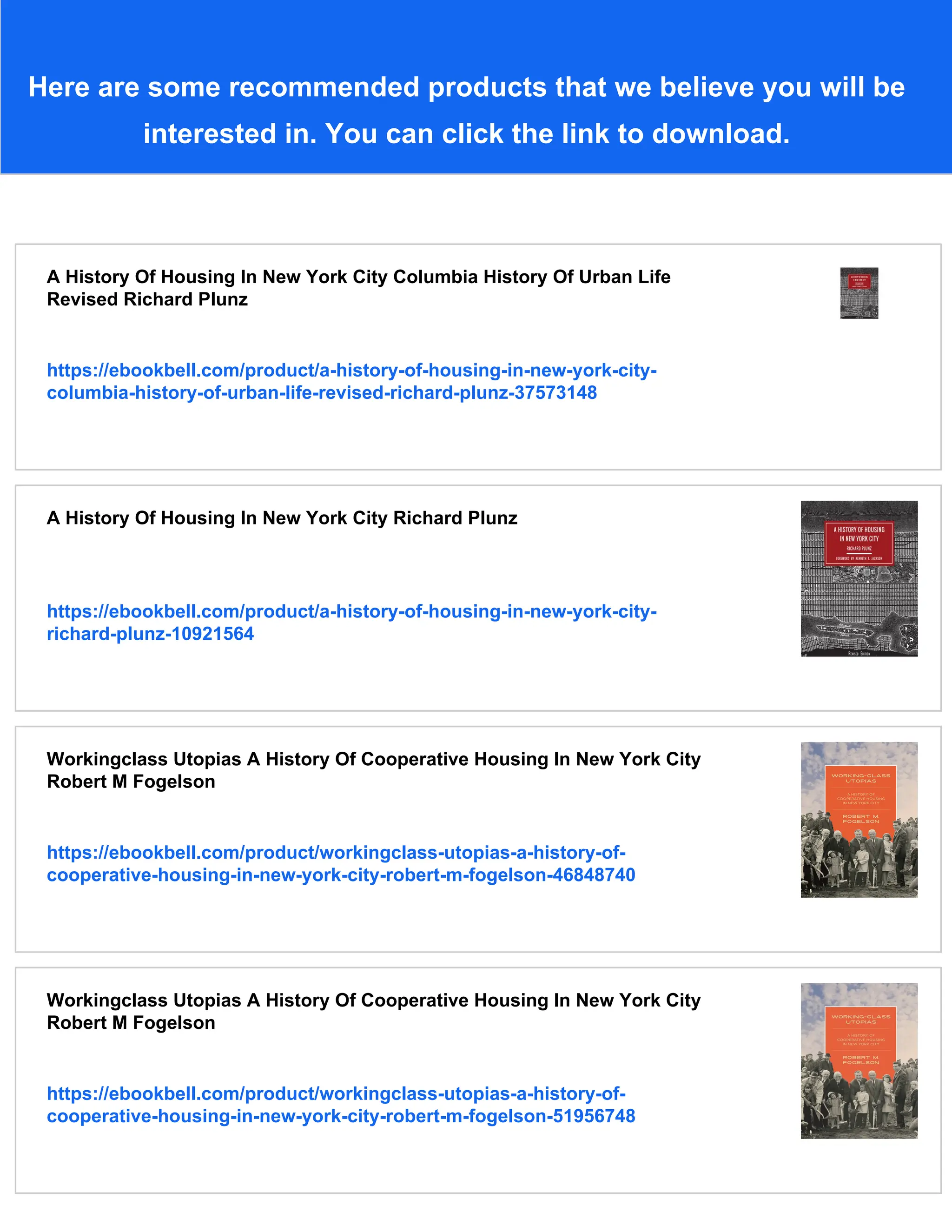 A History Of Housing In New York City Richard Plunz | PDF