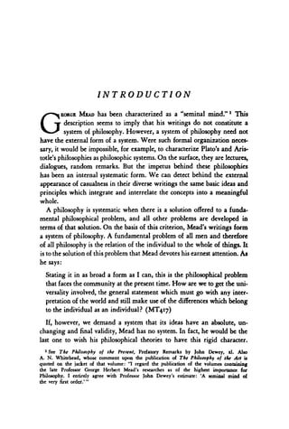 George Herbert Mead Philosopher Of The Social Individual Grace Chin Lee ...