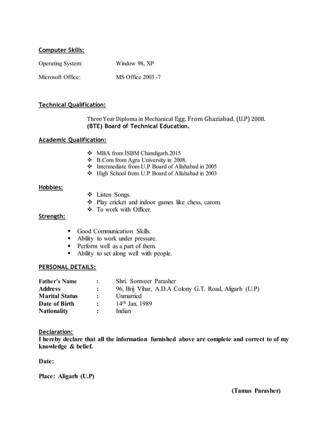 Tamas_Parasher1 CV | PDF