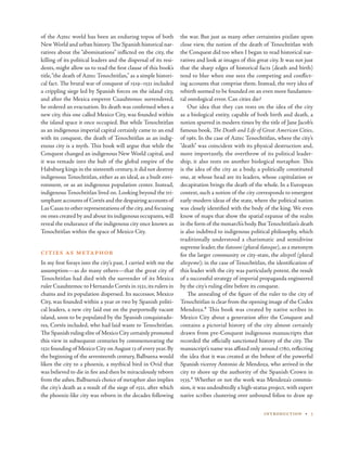 The Death Of Aztec Tenochtitlan The Life Of Mexico City Barbara E Mundy ...