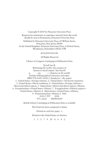 Reforming The World The Creation Of Americas Moral Empire Course Book ...