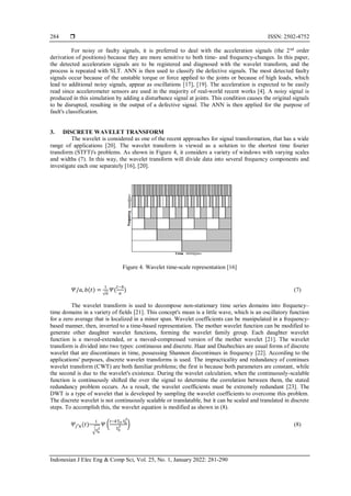 Slantlet transform used for faults diagnosis in robot arm | PDF