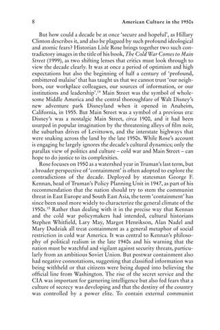 American Culture In The 1950s Martin Halliwell | PDF