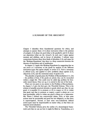 Understanding Human Goods A Theory Of Ethics Sophie Grace Chappell | PDF