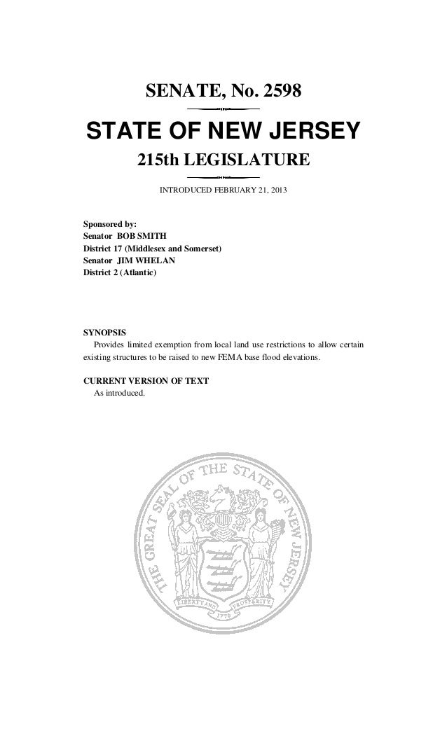 NJ bill S-2598