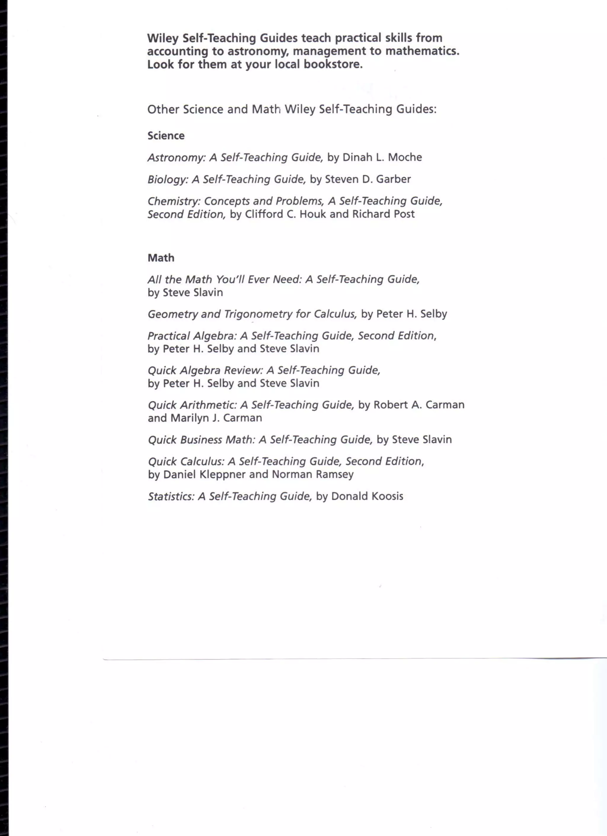 Karl Kuhn- Basic Physics A self teaching guide | PDF