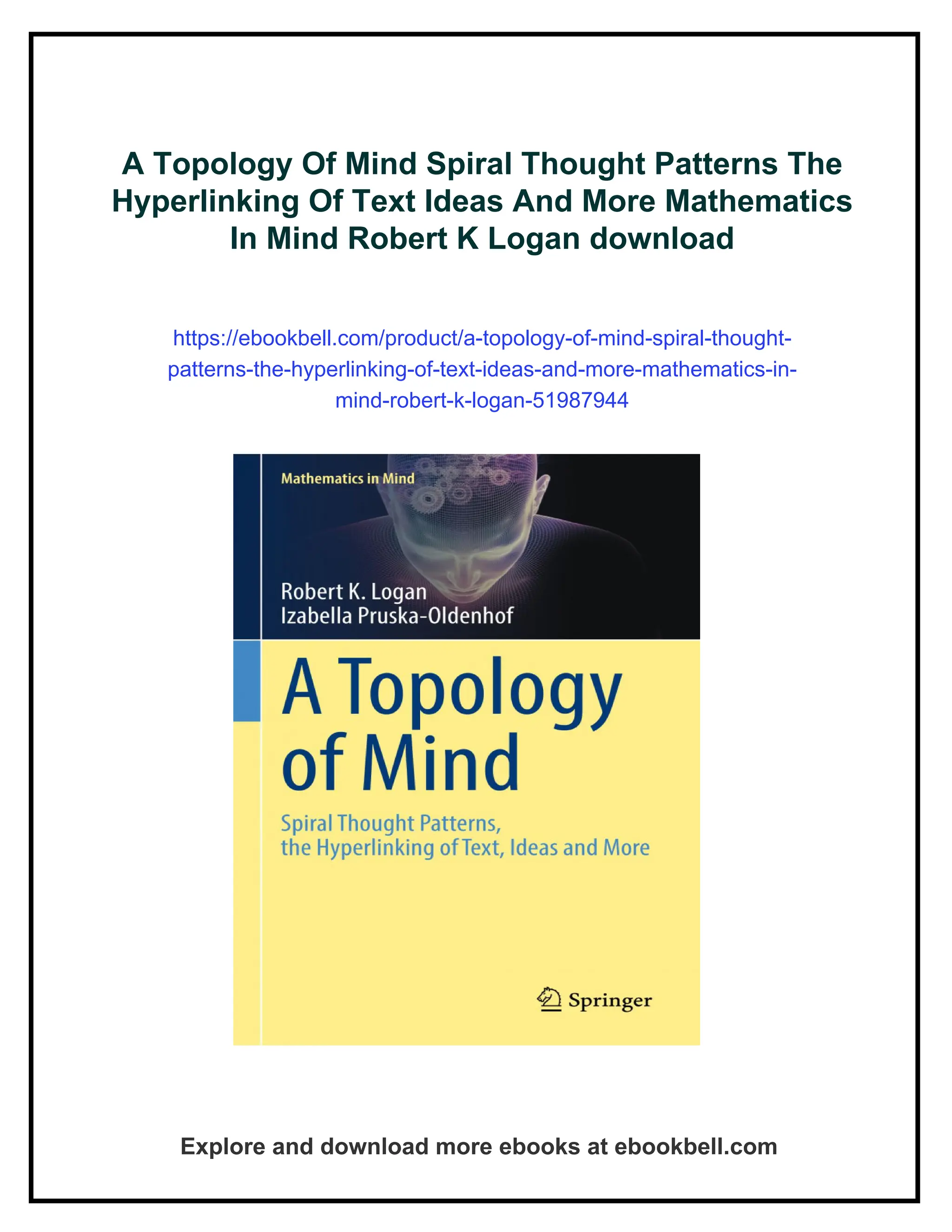 A Topology Of Mind Spiral Thought Patterns The Hyperlinking Of Text ...