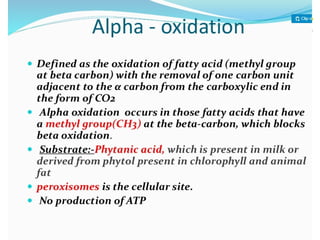 Alpha and Omega Fatty acid oxidation.ppt