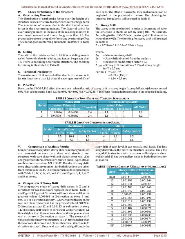 Dynamic Analysis of Fourteen Storeyed Y Shaped High Rise Reinforced ...
